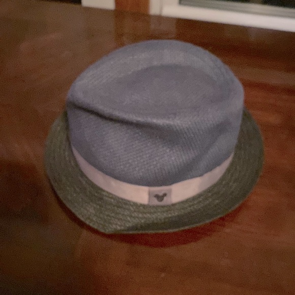Disney | Accessories | Disney Parks Fedora Blue Green In Color Gently ...
